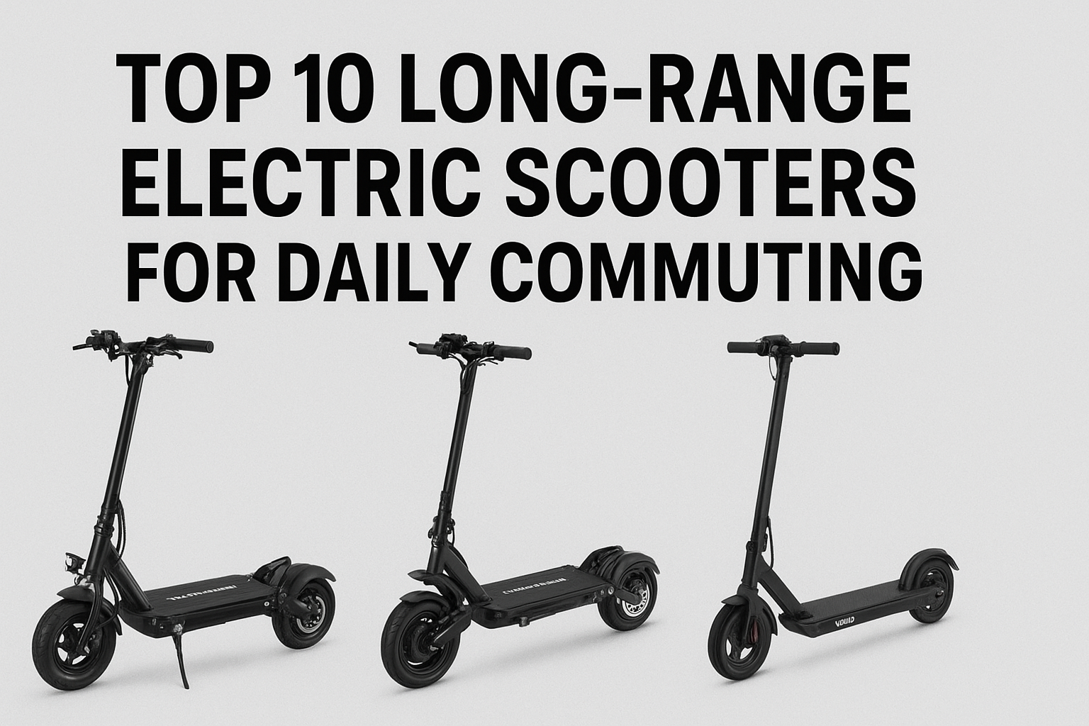 Top 10 Long-Range Electric Scooters 2025 for Commuting | EVWholesale